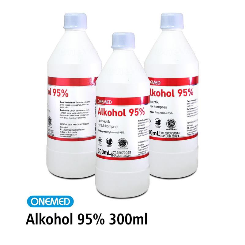OneMed Alkohol 95% 300ml 300cc - Shop | Tokopedia