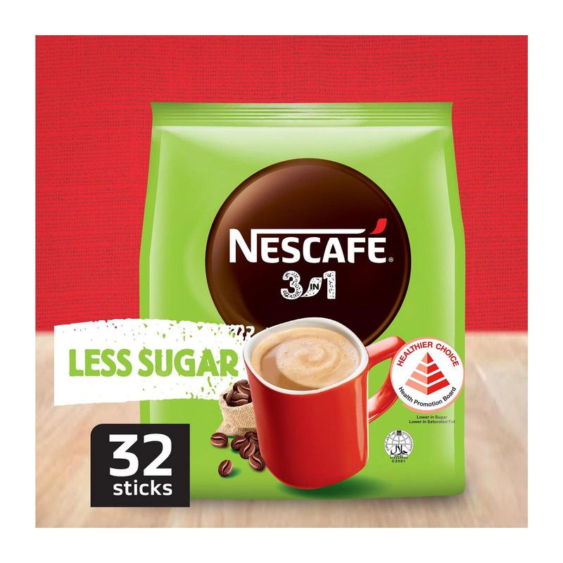 Nescafe 3 in 1 Instant Coffee - Original (Less Sugar) - Shop | Tokopedia