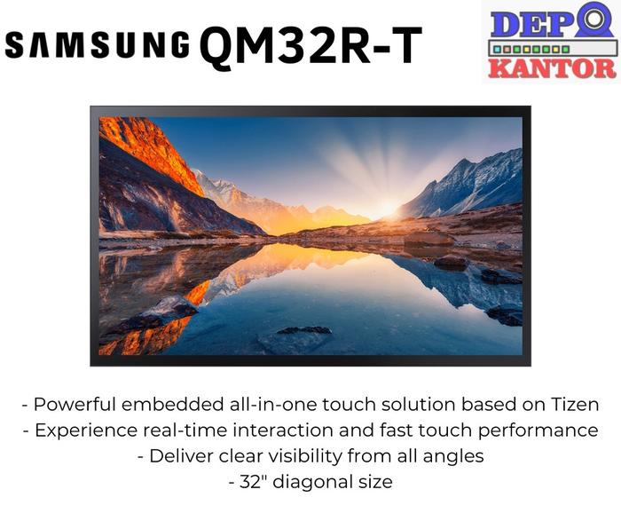 Jual Samsung Digital Signage 32 Inch Touch Screen - P/N : QM32R-TB ...