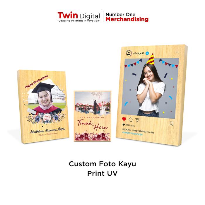 Jual HADIAH CUSTOM FOTO KAYU PREMIUM - CUSTOM PRINT FOTO KAYU UV - 10R ...