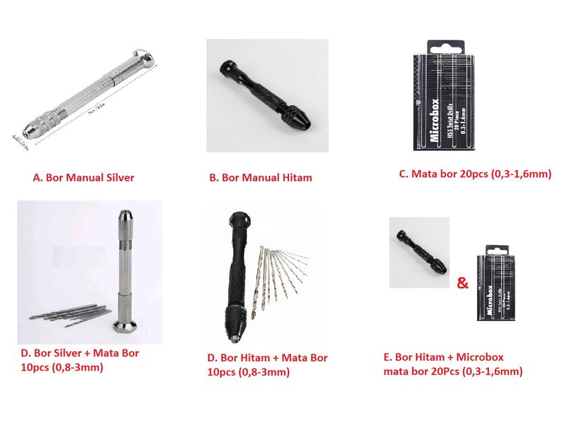 Bor Tangan Mini Micro Bor PCB Twist Micro Drill - Shop | Tokopedia