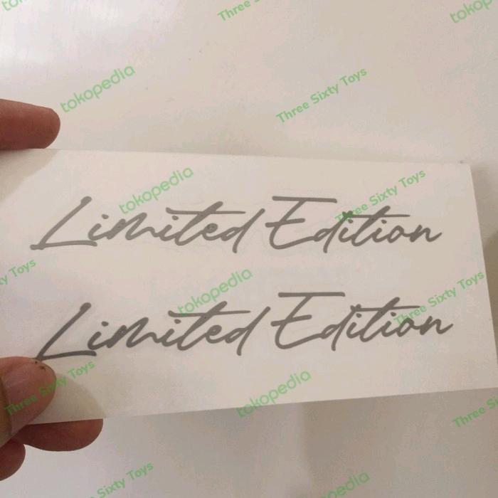 Cutting sticker stiker sepeda motor mobil limited edition signature ...