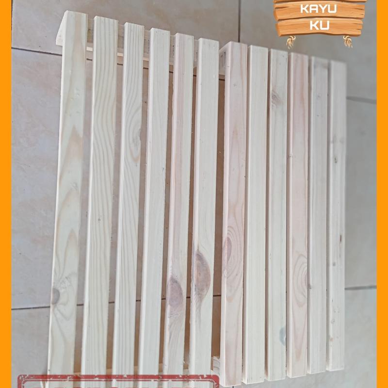 Stand meja monitor kayu Alas monitor komputer Alas laptop Alas TV ...