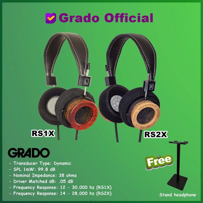 Promo Grado RS1X RS2X Reference Series Dynamic Headphone RS1 RS2 X RS ...