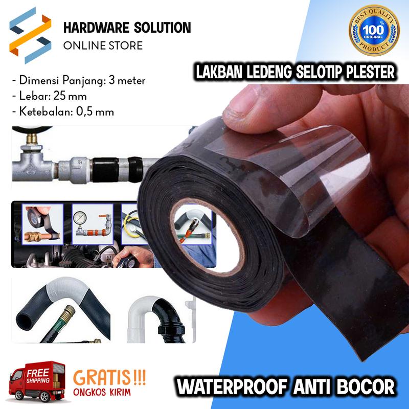 Lakban Ledeng Selotip Plester Lem Pipa Waterproof Anti Bocor Tahan Air ...