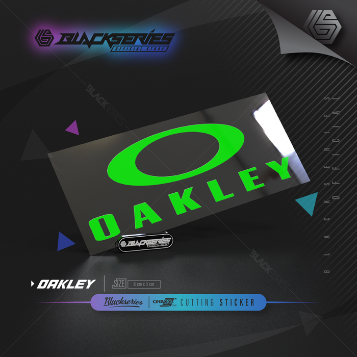 Jual Stiker Oakley | Cutting Stiker Oakley | Oakley - Hitam - Kab ...