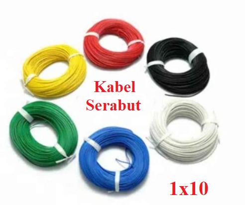 Kabel Listrik Serabut 1x10 Ecer murah - Shop | Tokopedia