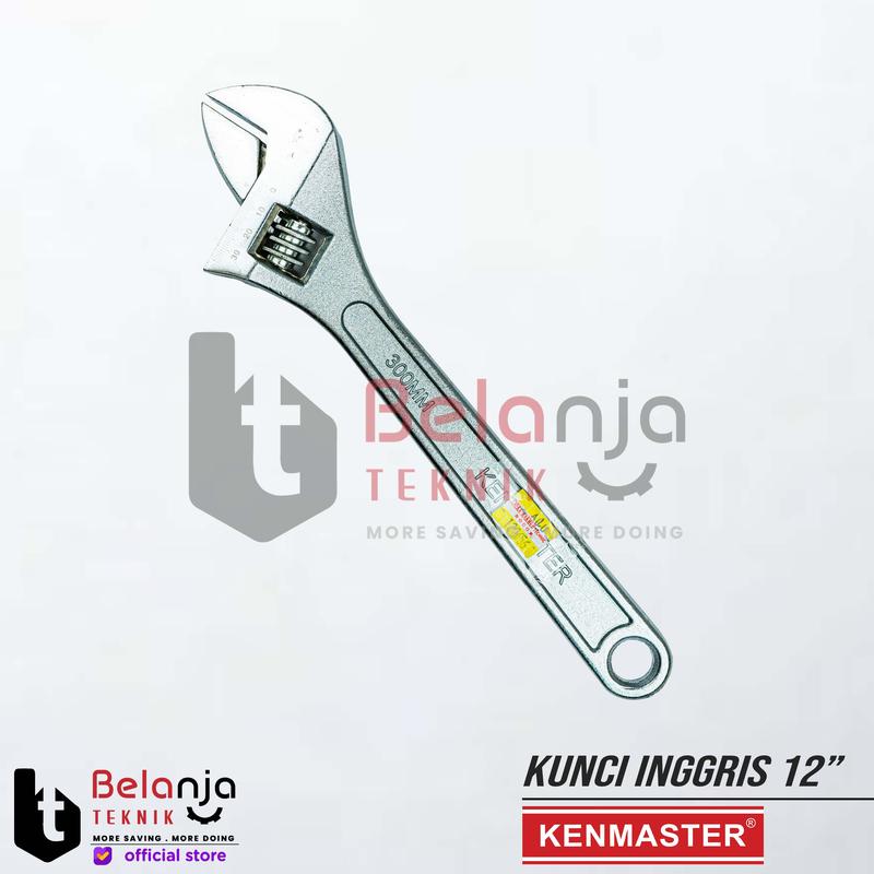 KENMASTER Kunci Inggris 12 Inch Adjustable Wrench Original 12 Inch 12 ...