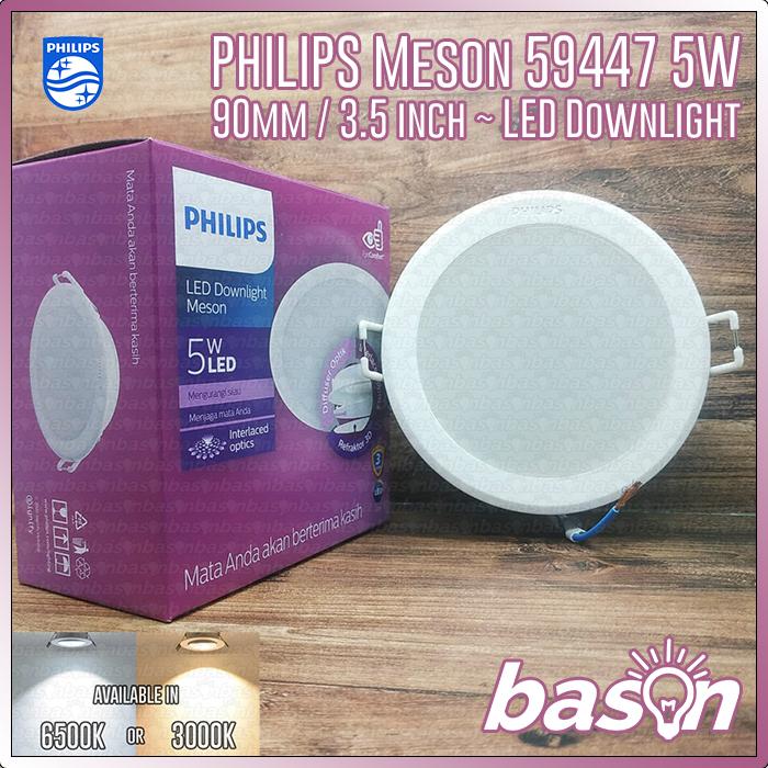 Promo PHILIPS LED Downlight 59447 Meson 5W 3.5 inch D90 Gen 3 - Jakarta ...