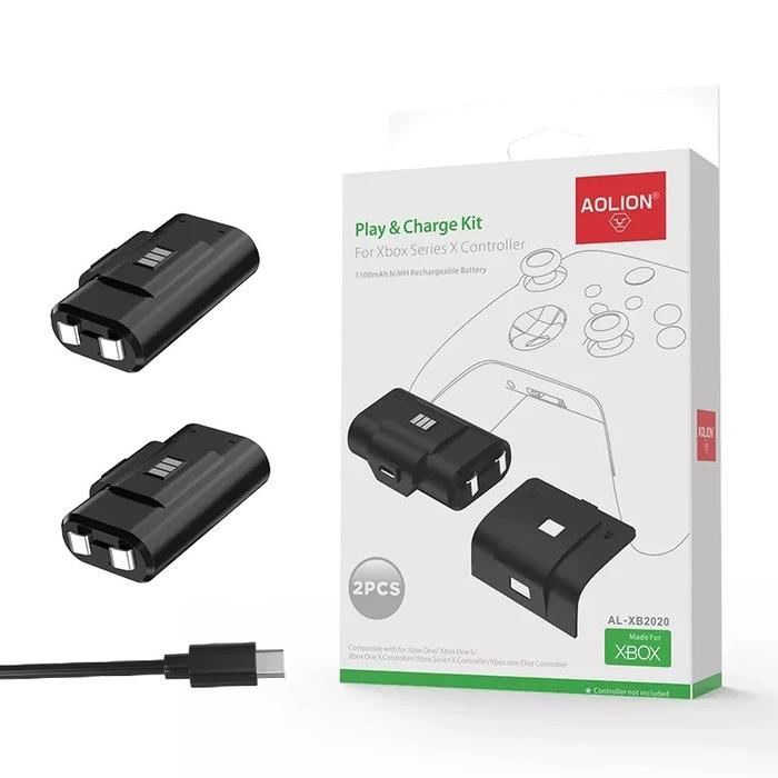 Jual AOLION Baterai Battery Play Charge Kit Xbox One S Xbox Series S X ...