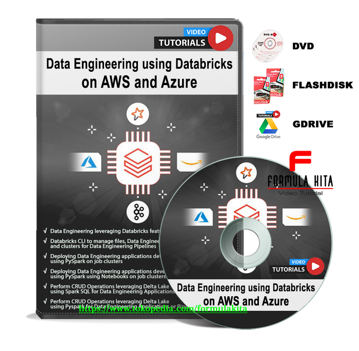 Jual VIDEO TUTORIAL DATA ENGINEERING USING DATABRICKS ON AWS AND AZURE ...