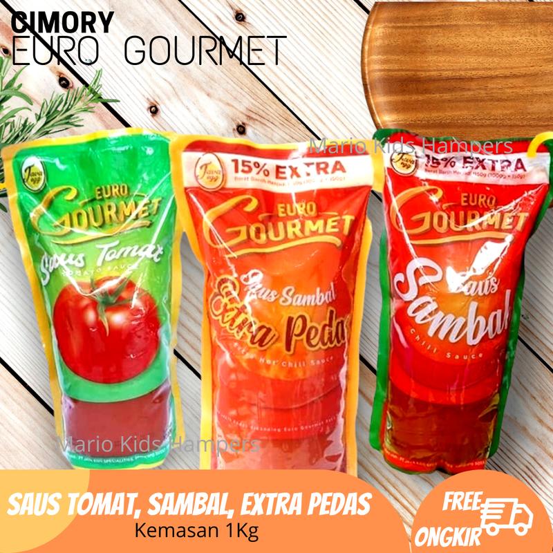 Euro Gourmet Saus Sambal / Saus Extra Pedas / Saus Tomat 1Kg - Shop ...