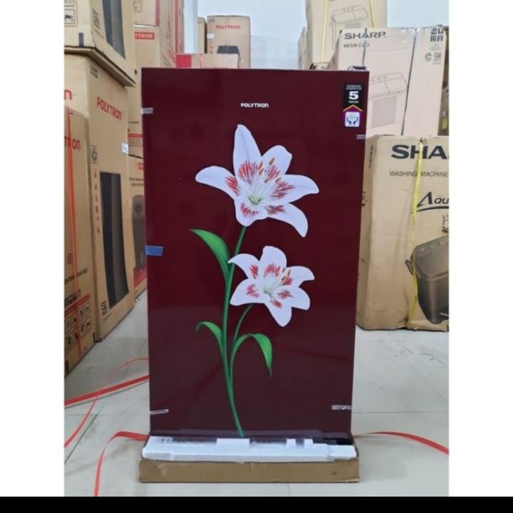 KULKAS 1 PINTU POLYTRON PRB 157 PRB157 PRB-157 POLYTRON POLITRON R / B ...
