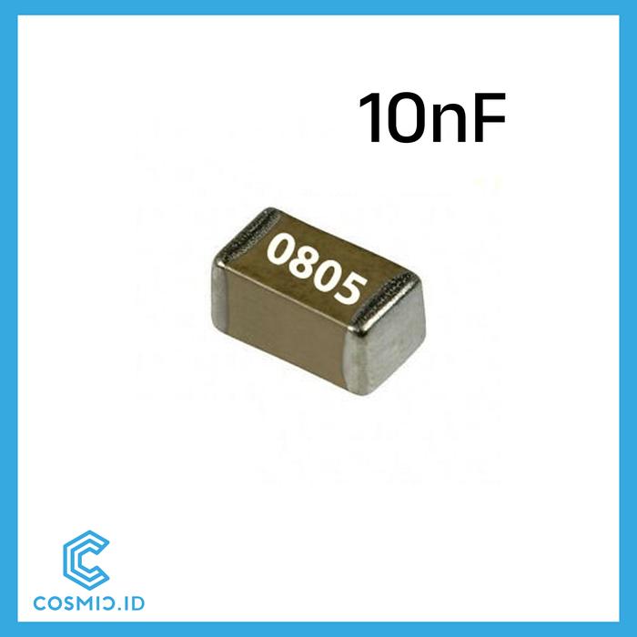 Jual Capacitor 10nF 10 nF 0805 Kapasitor nanoFarad SMD - Kab. Bandung ...