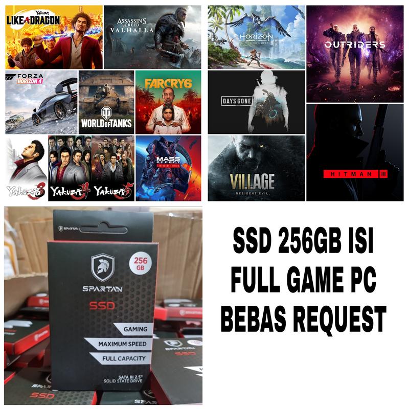 SSD SATA 3 128GB 256GB 512GB 1TB Isi Full Game PC - Shop | Tokopedia