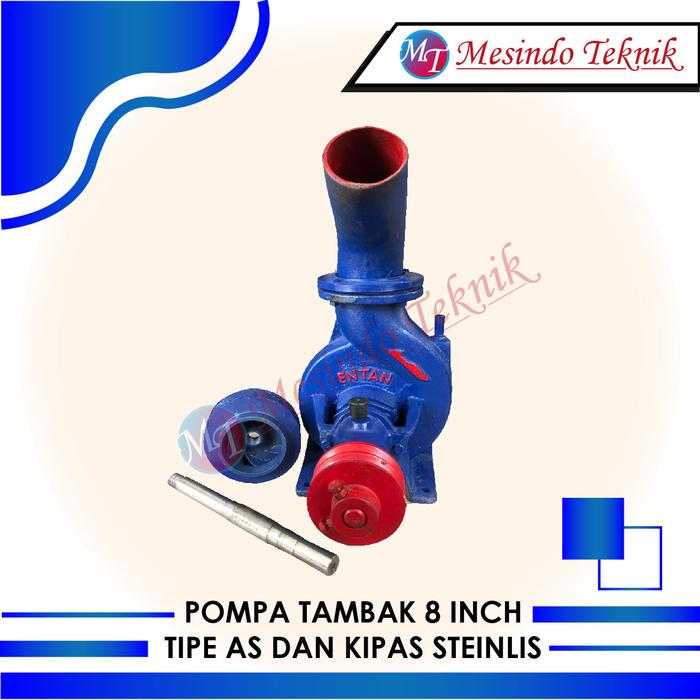 Jual POMPA TAMBAK 8 INCHI TIPE AS DAN KIPAS STEINLIS - DIESEL + STATER ...