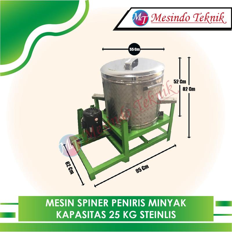 Mesin peniris minyak spiner 25 Kg Steinlis - Shop | Tokopedia