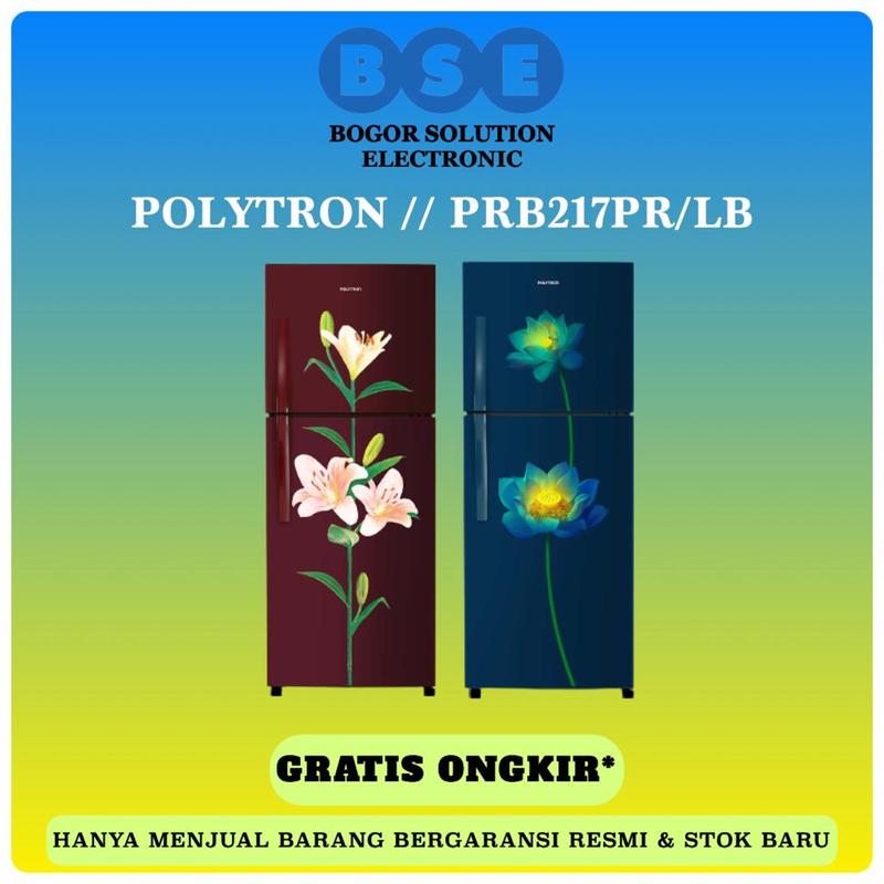 POLYTRON PRB217 Kulkas 2 Pintu Metalic Series Kulkas Polytron PRB 217 ...