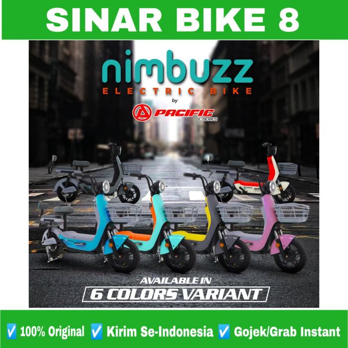 Jual Sepeda Listrik PACIFIC NIMBUZZ Electric Bike - Pinky Gray - Kota ...