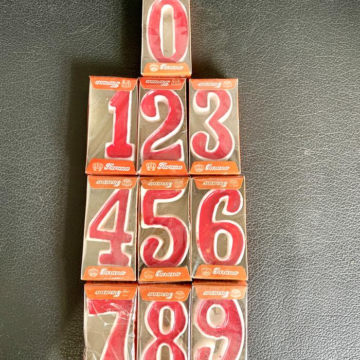 Jual Lilin Ulang Tahun Angka Merah Putih - MP 1 - Jakarta Barat ...