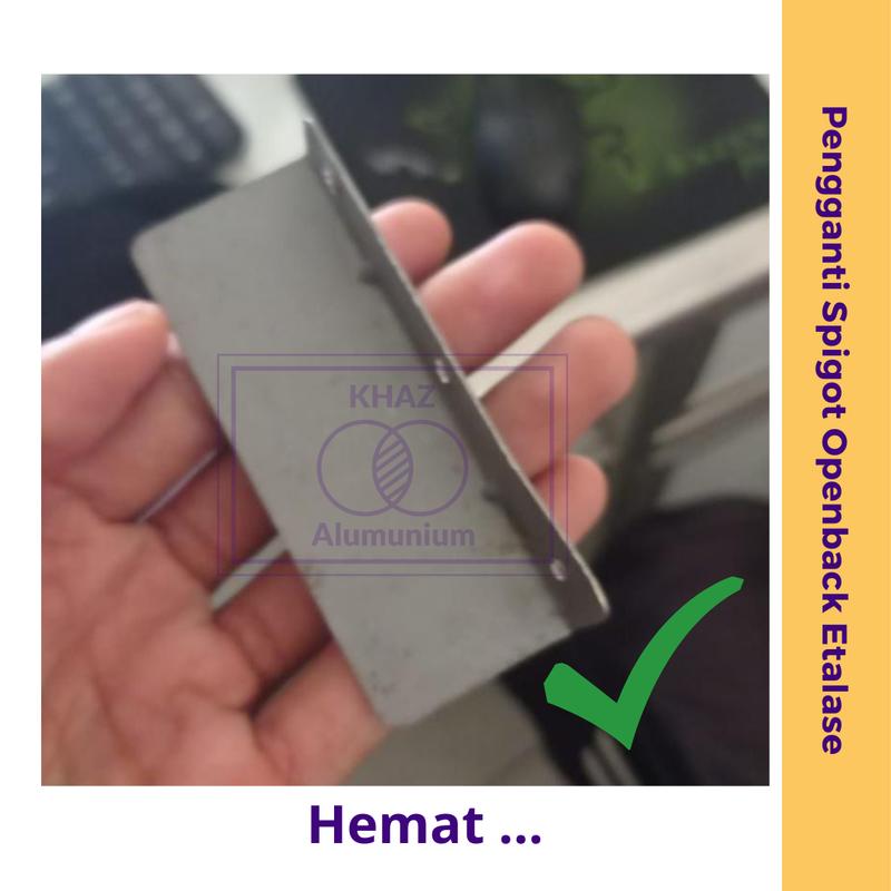 Spigot Besi Tiang Sudut Hologot ke Openback Alumunium - Shop | Tokopedia