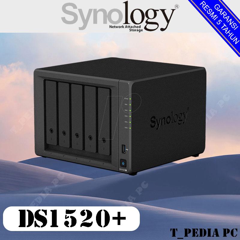 Synology DS1520+ NAS 8GB 5Bays Cel J4125 4xGbE 2xeSATA 2xUSB - Shop ...