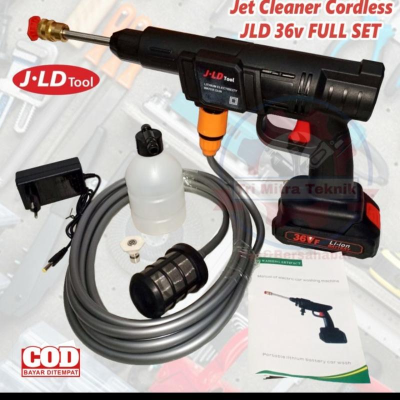 JLD 36 V STEAM CORDLESS JET CLEANER MESIN CUCI MOTOR MOBIL BATERAI ...