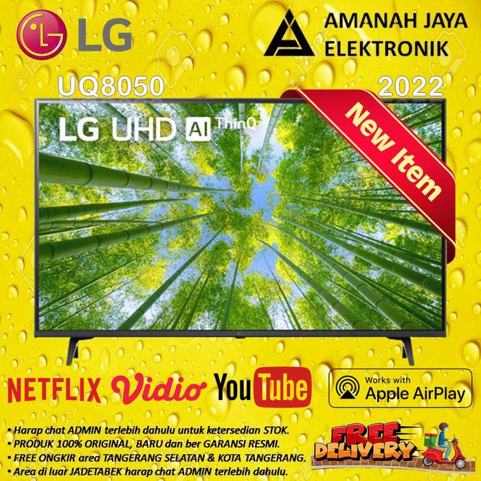 Promo LG SMART TV 65 inch UHD 4K 65UQ8050PSB | 65UQ8050 UQ8050 65UQ80 ...