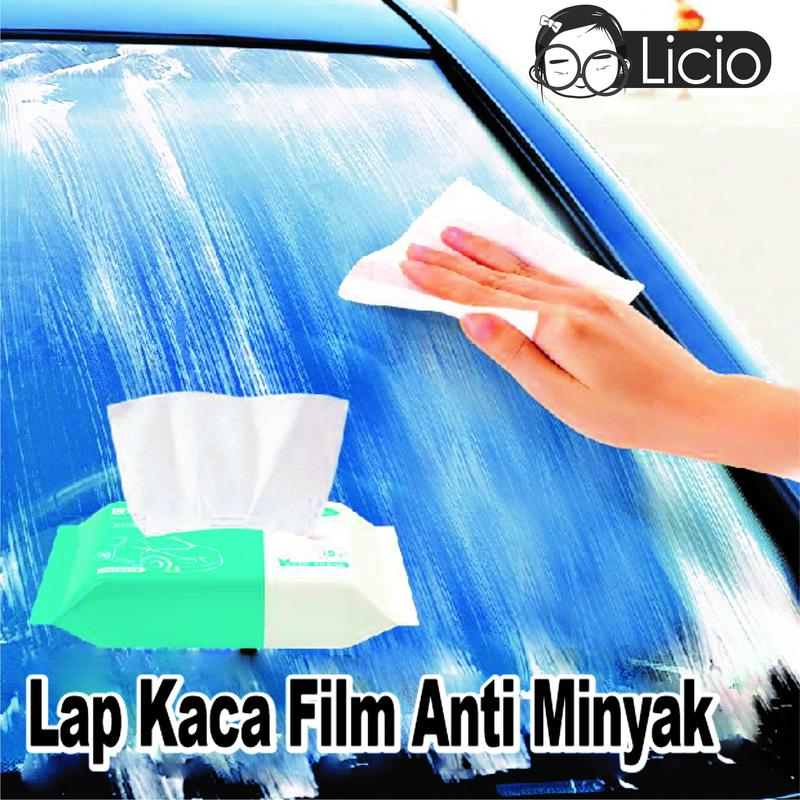 Tissue Basah Lap Kaca Mobil Anti Minyak - Shop | Tokopedia