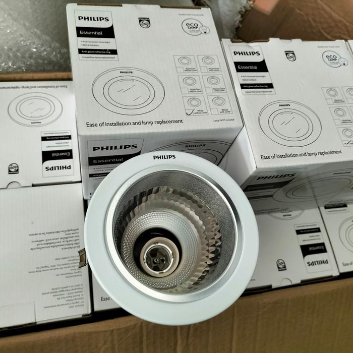 Jual Philips Downlight Putih 4 Inch 18Watt 66664 Rumah Lampu Down Light ...