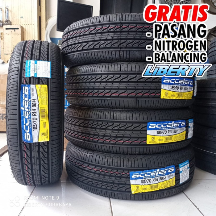 Jual BAN MOBIL STANDAR AVANZA RING 14 MEREK ACCELERA 185 70 R14 ECOPLUS ...