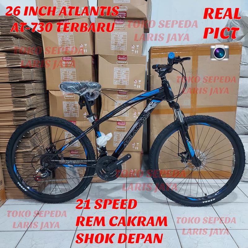 SEPEDA GUNUNG ATLANTIS 26 INCH, SEPEDA MTB 26 ATLANTIS - Shop | Tokopedia
