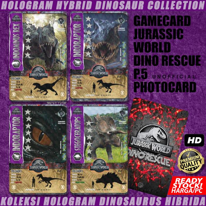 Jual Kartu Jurassic World Dominion Dino Rescue P5 Photo GAME Card ...