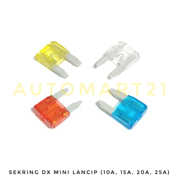 Jual SEKERING SEKRING TANCAP KECIL / FUSE BLADE MINI AMPERE / FUSE DX ...