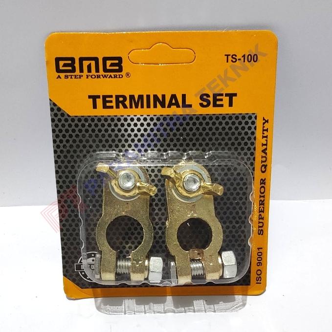 Terminal accu set mobil / kepala aki besar kuningan / BMB TS-100 - Shop ...