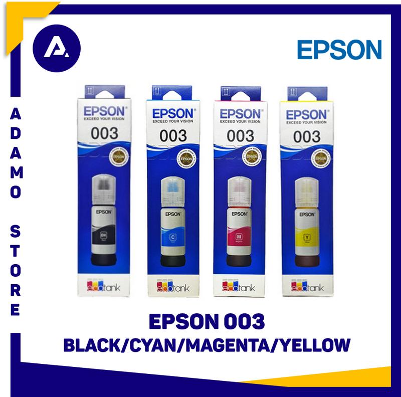 Tinta Epson 003 Black Original (Printer L1100/L3100/L3200/L5100/L5200 ...