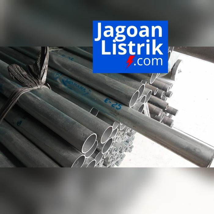 Jual Pipa Conduit E25 Steel Pipe Besi E-25 Lokal 1inch 1" 1 inch - Kota ...