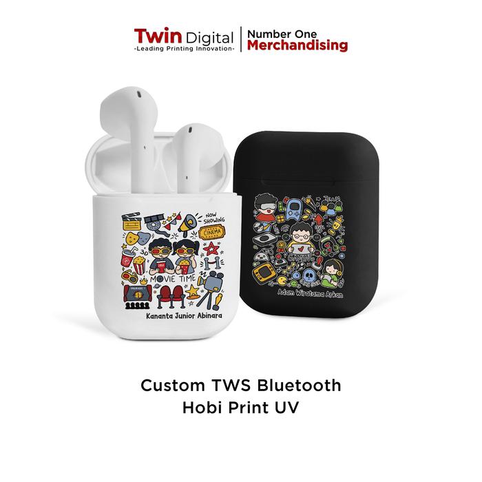 Jual TWS Custom AirPods Hobi Wireless Earbuds Print UV - TWS AirPods ...
