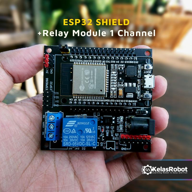 ESP32 Shield | ESP-32 DOIT DEV-kit WROOM 32 30Pin | Plus Relay - Shop ...