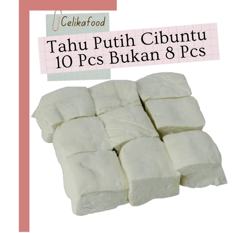 Tahu Putih Cibuntu 8 Buah Tofu Kedelai Fermentasi Protein - Shop ...