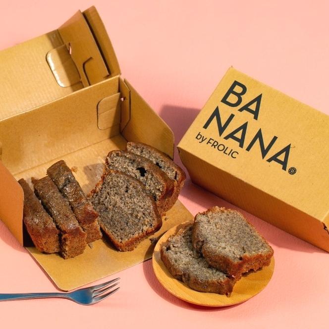 FROLIC Classic Banana Bread Roti Pisang 100% Pisang Asli Tanpa - Shop ...