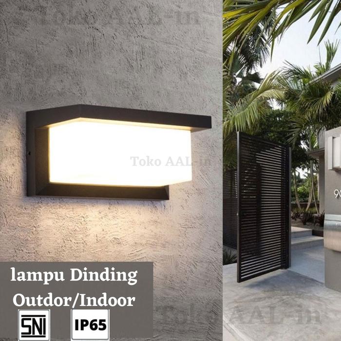 Jual Lampu Dinding E27/ Wall Lamp Kotak Outdoor /Indoor fitting E27/LED ...