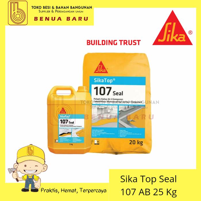 Jual Sika Top 107 Set A + B / Sika top 2 Komponen A + B 20 Kg + 5 Kg ...