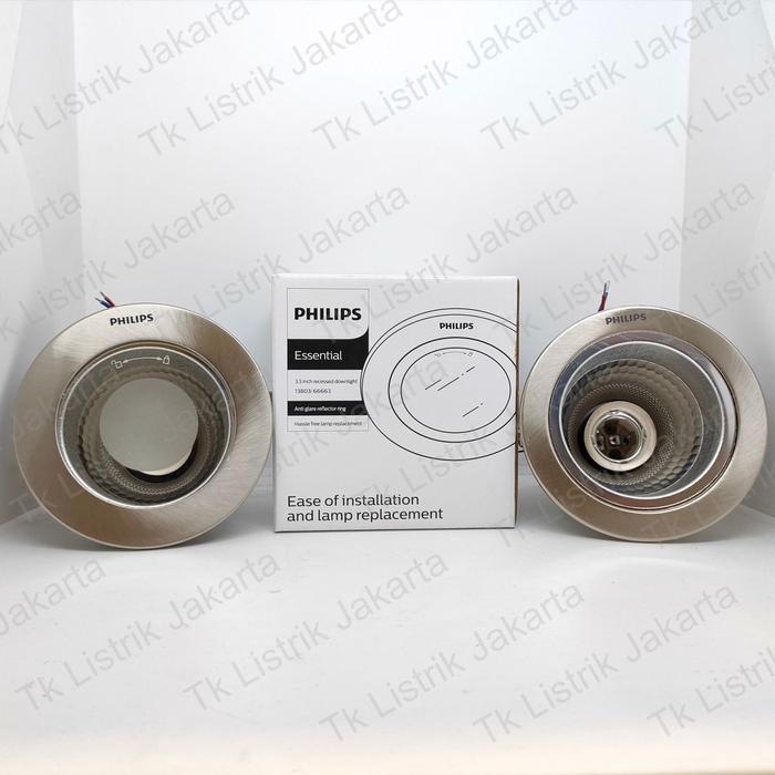 Promo Kap Lampu Downlight Philips 66663 / 13803 RECESSED 11W E27 230V ...