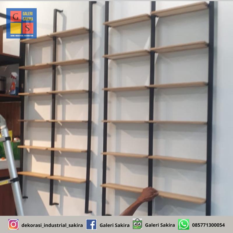 Rak dinding display toko/ rak dapur industrial C2 - Shop | Tokopedia