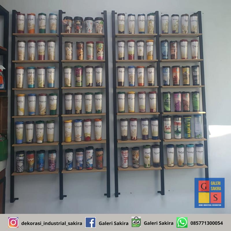 Rak dinding display toko/ rak dapur industrial C2 - Shop | Tokopedia
