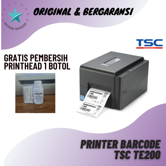 Jual TSC Desktop Barcode Printer TE200 - Original dan Bergaransi ...