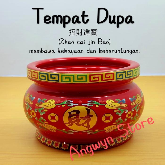 Jual Tempat Dupa / Hiolo Keramik Merah - 8 Inch - Jakarta Utara ...