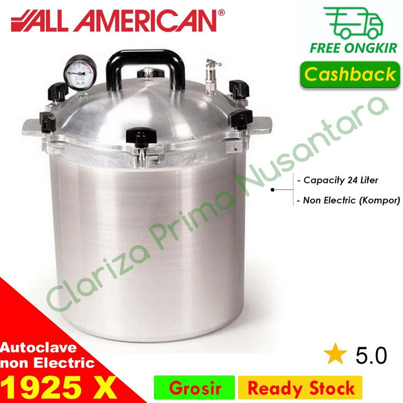All American Autoclave 1925X vol 24 liter Non Electric Sterilizer ...