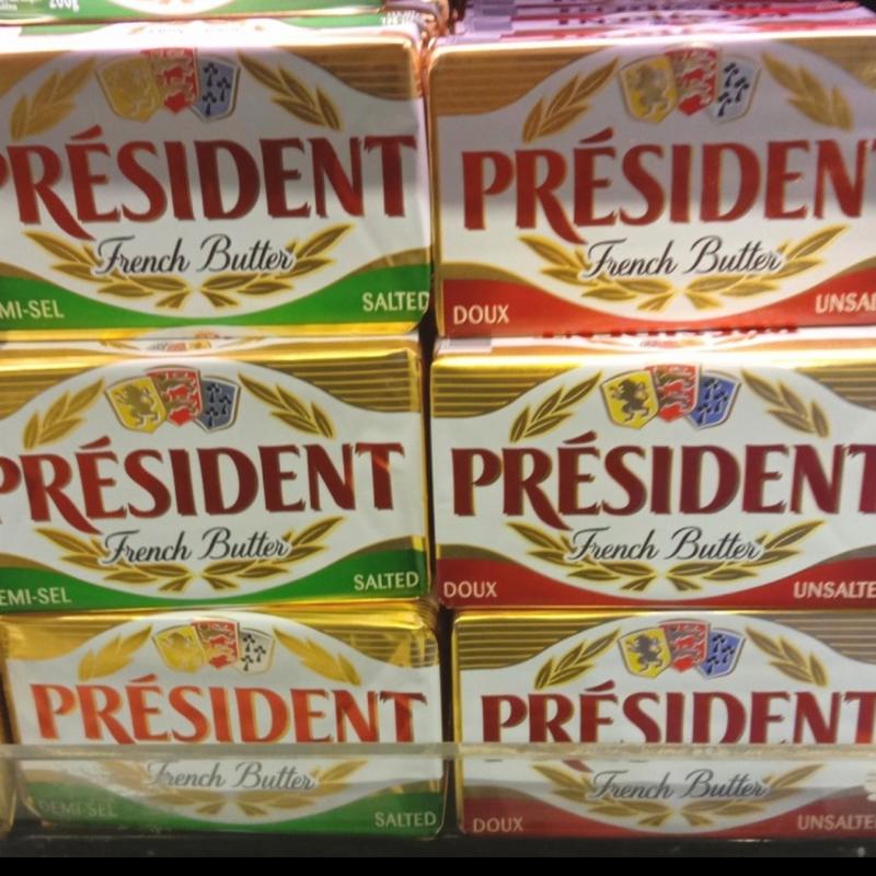 president butter 200gr salted / unsalted - Shop | Tokopedia